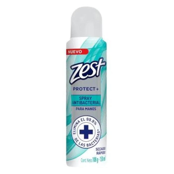 ZEST ALCOHOL ANTIBACTERIAL SPRAY 150 ML :: CASA ALONSO