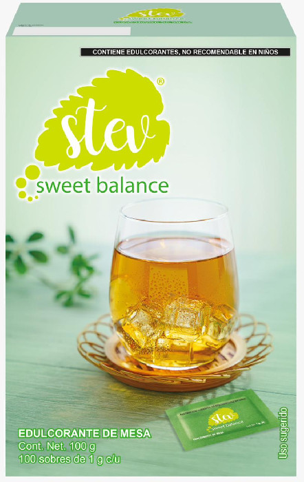 SWEET BALANCE STEVIA 100 SOBRES DE 1 GR :: CASA ALONSO