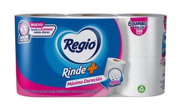 REGIO RINDE MAS 500 HOJAS CON 6 ROLLOS :: CASA ALONSO